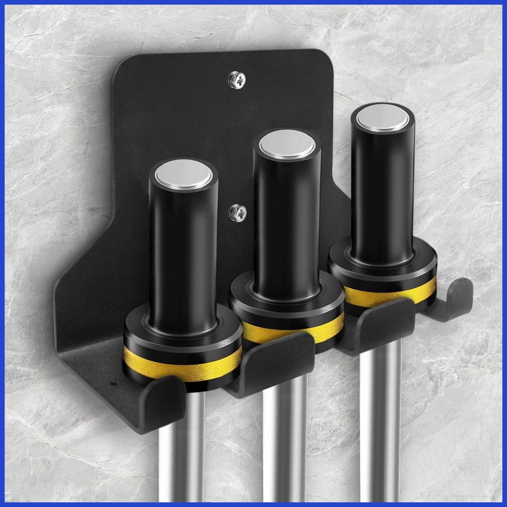 Barbell Rack Wall Mount Vertical Home Gym Bar Holder Gym Bar Holder ...
