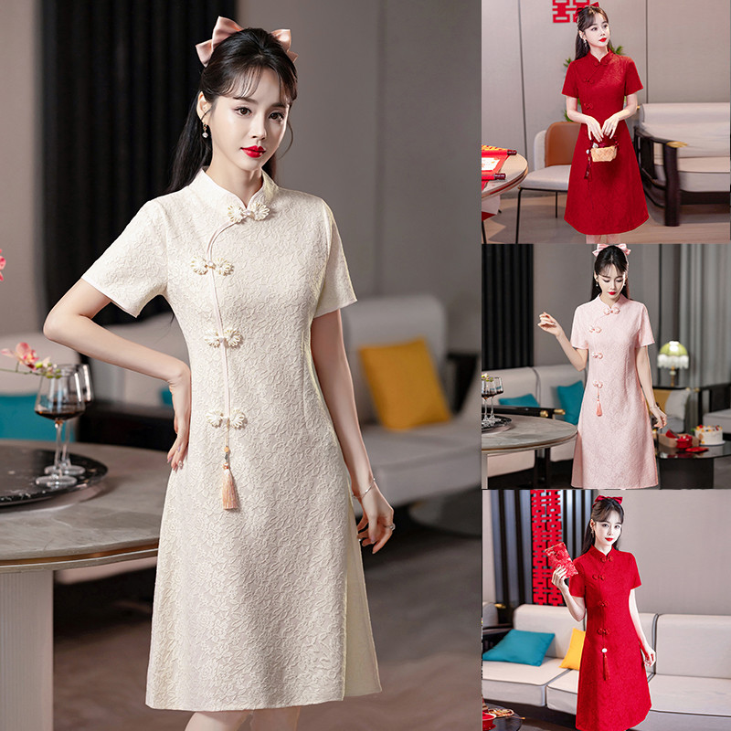 Plus Size 4XL Chinese Traditional Qipao Dress Elegant and Pretty Women ...