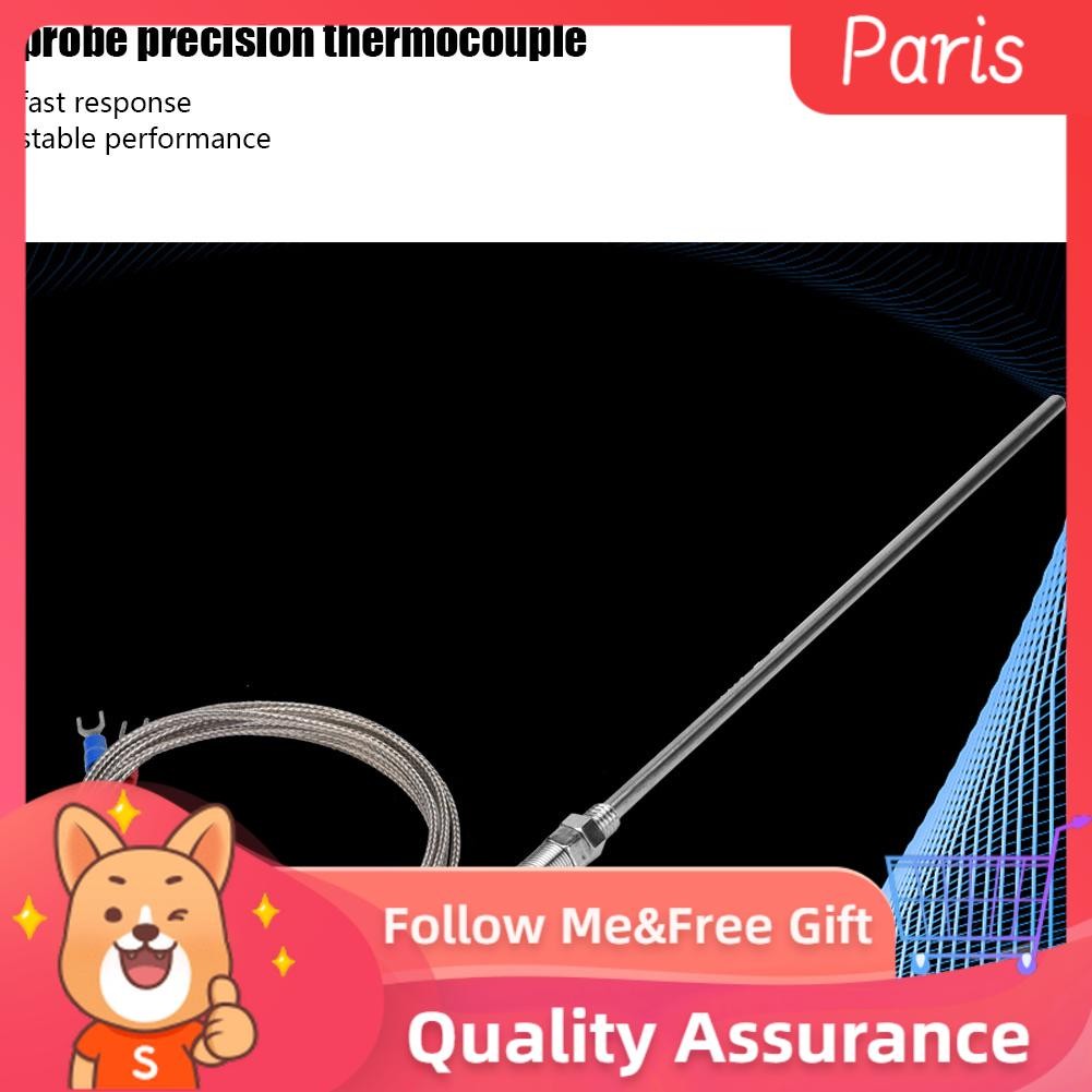 Superparis Type K Thermocouple M8 Thread 200mm Probe Temperature Sensor ...