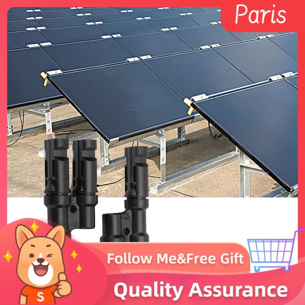 Superparis 1 Pair T Type Branch Solar Panel Adapter 2 in Parallel ...