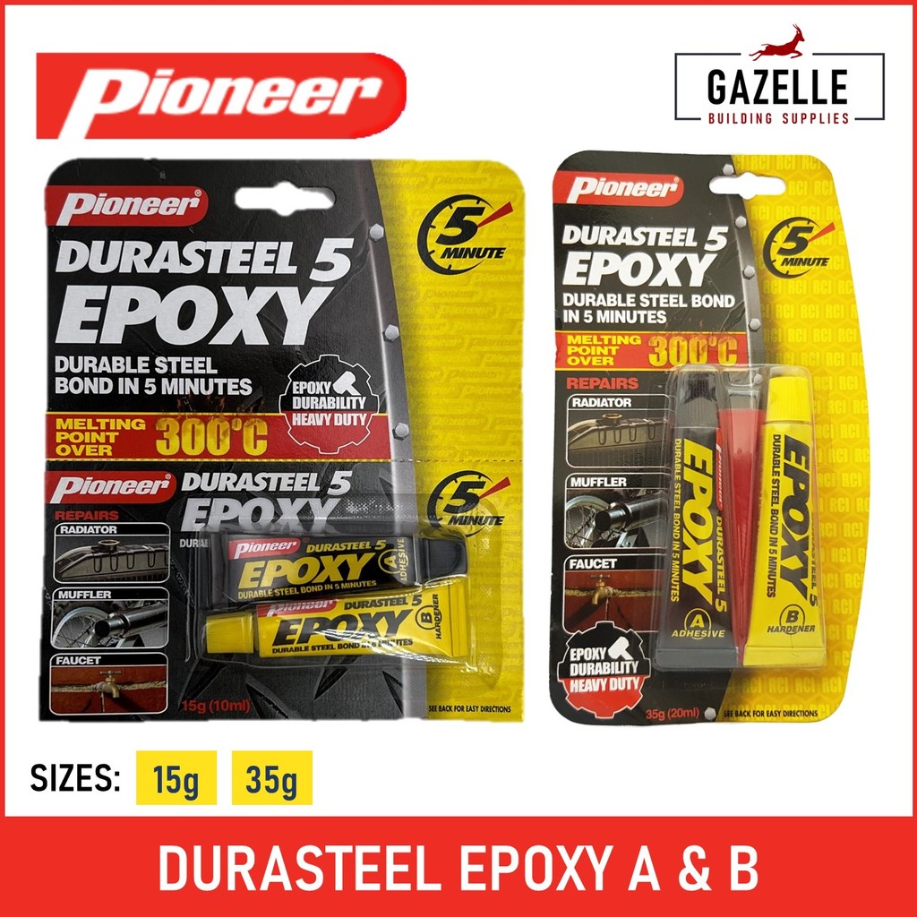 Pioneer Durasteel Epoxy Set - 35g / 15g | Shopee Malaysia