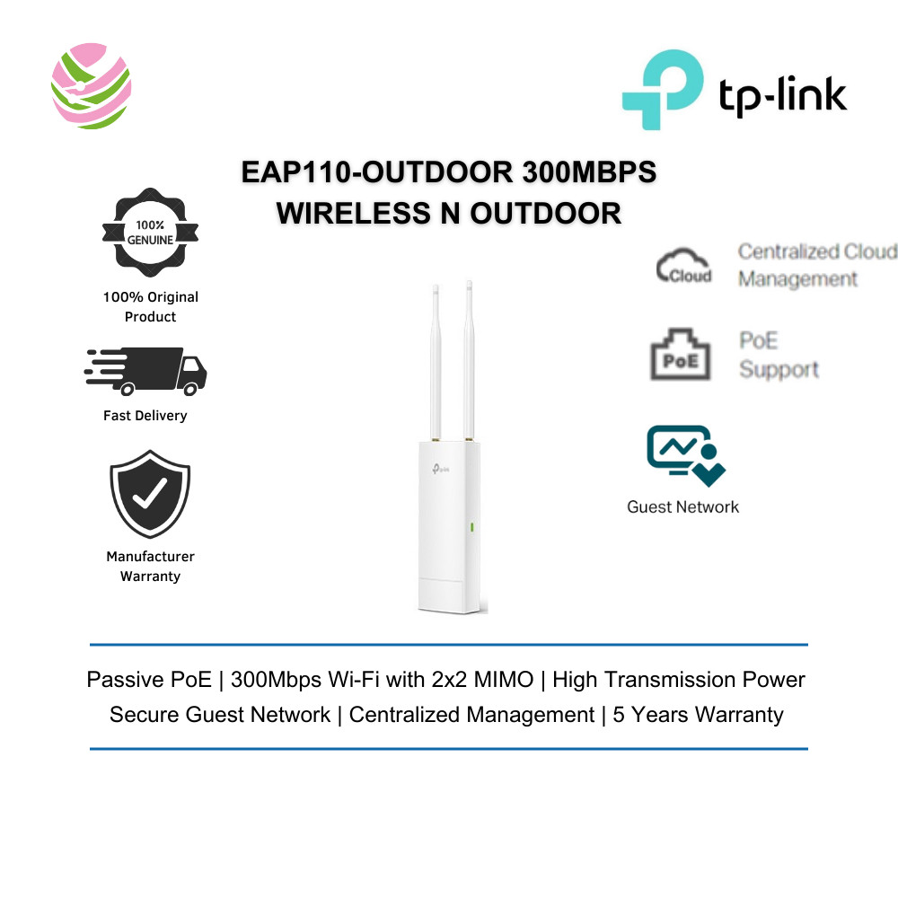TP-Link EAP110-Outdoor 300Mbps Wireless N Outdoor Access Point Free ...
