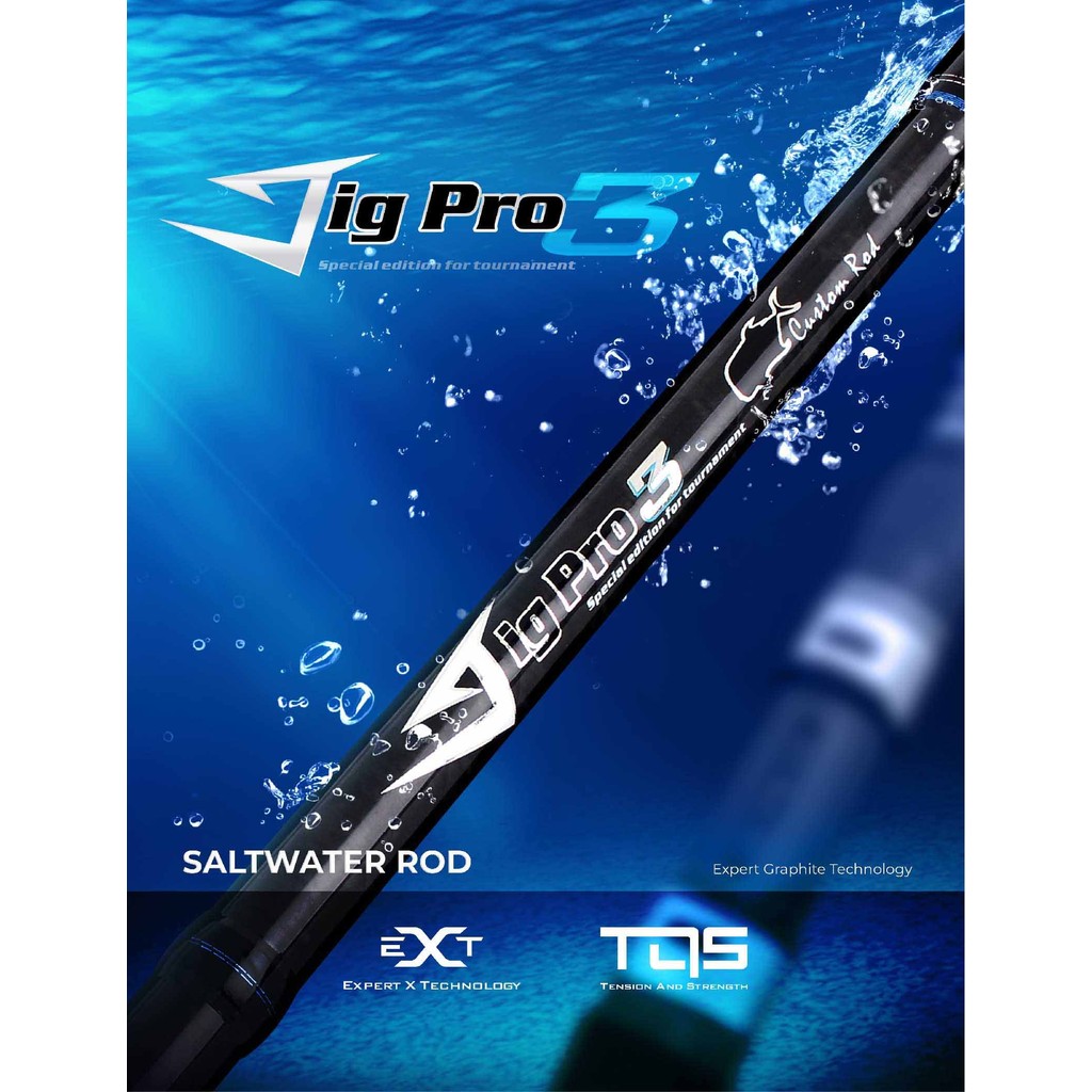 EXPERT GRAPHITE JIG PRO 3 SPINNING & CASTING | JIGGING & BOTTOM ROD 🔥 ...