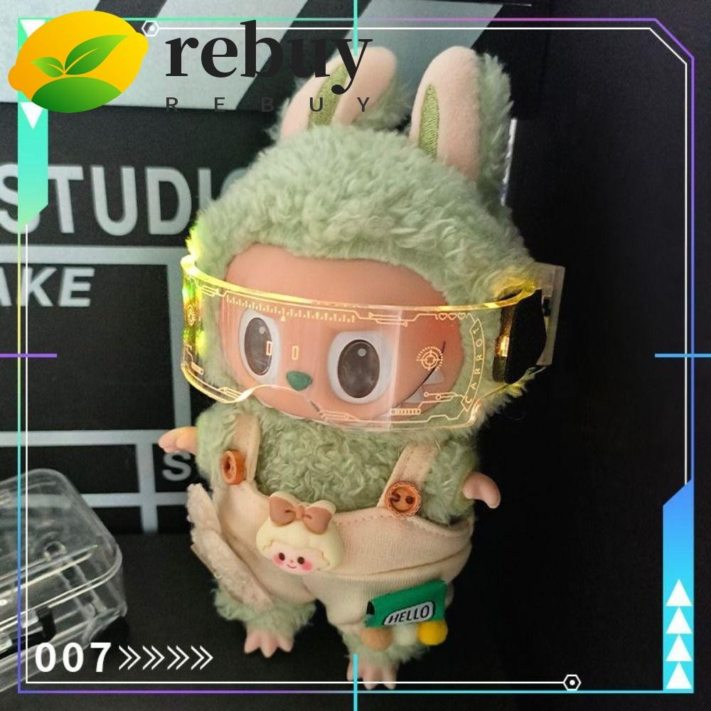 REBUY Labubu LED Luminous Glasses, Doll Accessory Cool Doll Mini ...