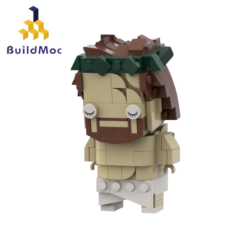 Jesus wearing a crown of thorns model Building Blocks Children's ...