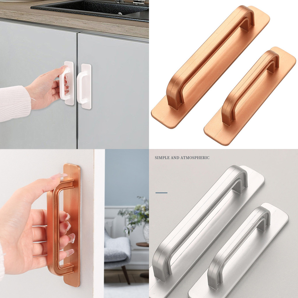 1PC Adhesive Handles Self Stick Instant Cabinet Handles Stick on ...