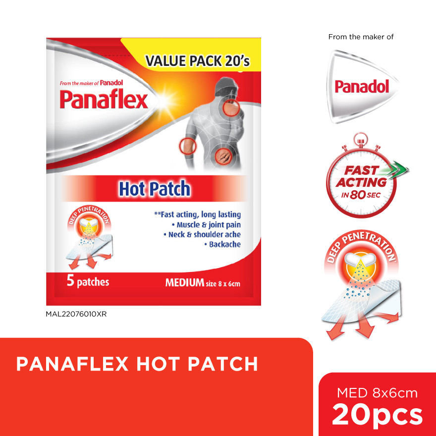 PANAFLEX Hot Patch 20s | Shopee Malaysia
