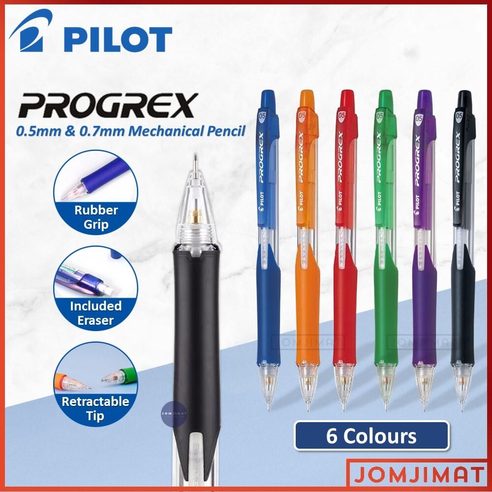 Pilot Progrex Mechanical Pencil 0.5mm / 0.7mm H-125 / H-127 / Pensil ...