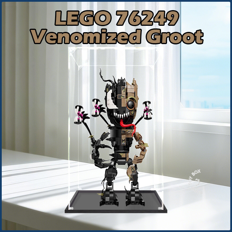 【Brave Toy Box】Lego Acrylic Display Box For Lego 76249 Venomized Groot ...