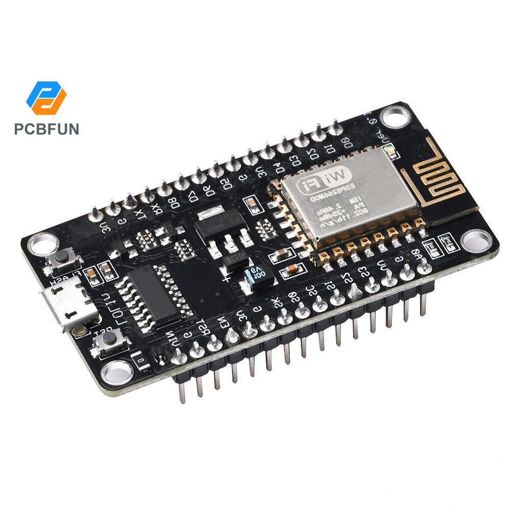 Pcbfun WiFi NodeMCU V3 ESP8266 ESP-12E Development Board with CH340G Micro USB Interface ...