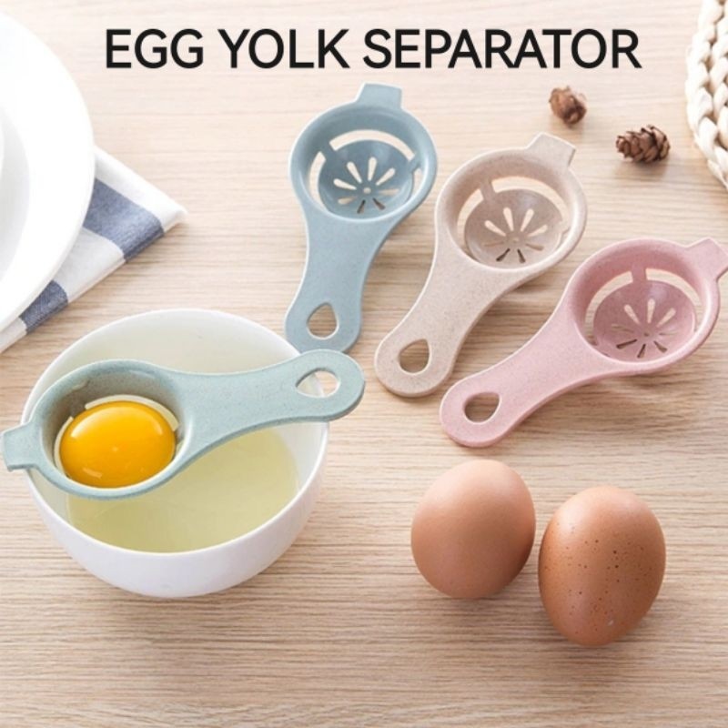 Egg Yolk Separator Plastic Egg Separator Egg Yolk White Separator White ...