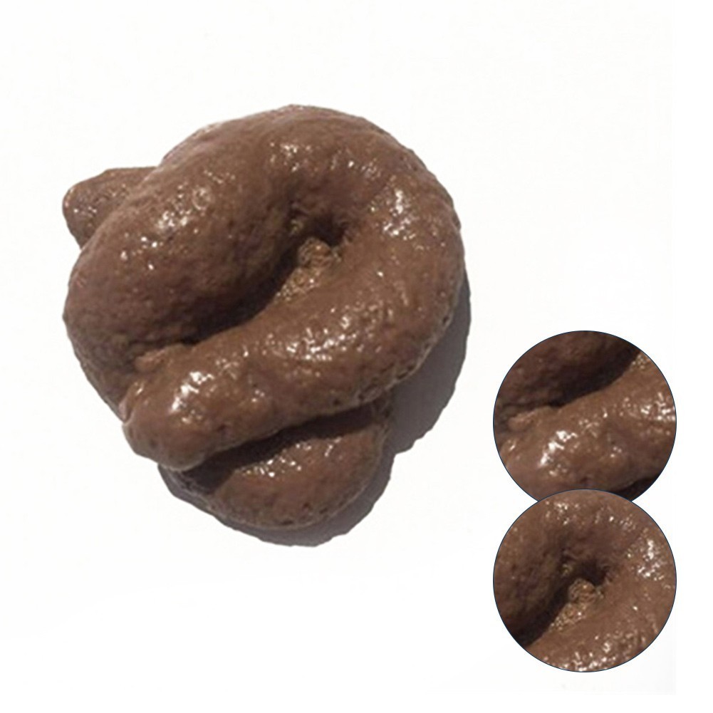 ⭐ELECTRO⭐Soft Sticky Rubber Realistic Fake Poo Waste Turd Prank Poop ...
