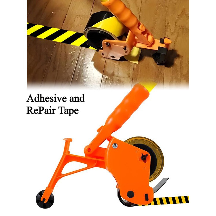 Floor Tape Applicator Wall Floor Painting Machine Manual Pushing Tape ...