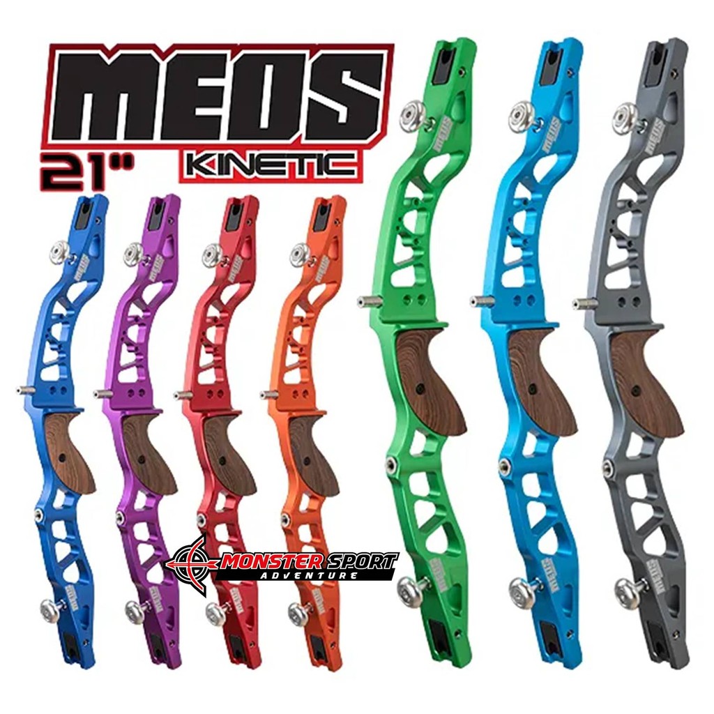 Archery Kinetic Archery Recurve Archery Meos ILF Handle Riser 21" ILF International Limb Fit ...