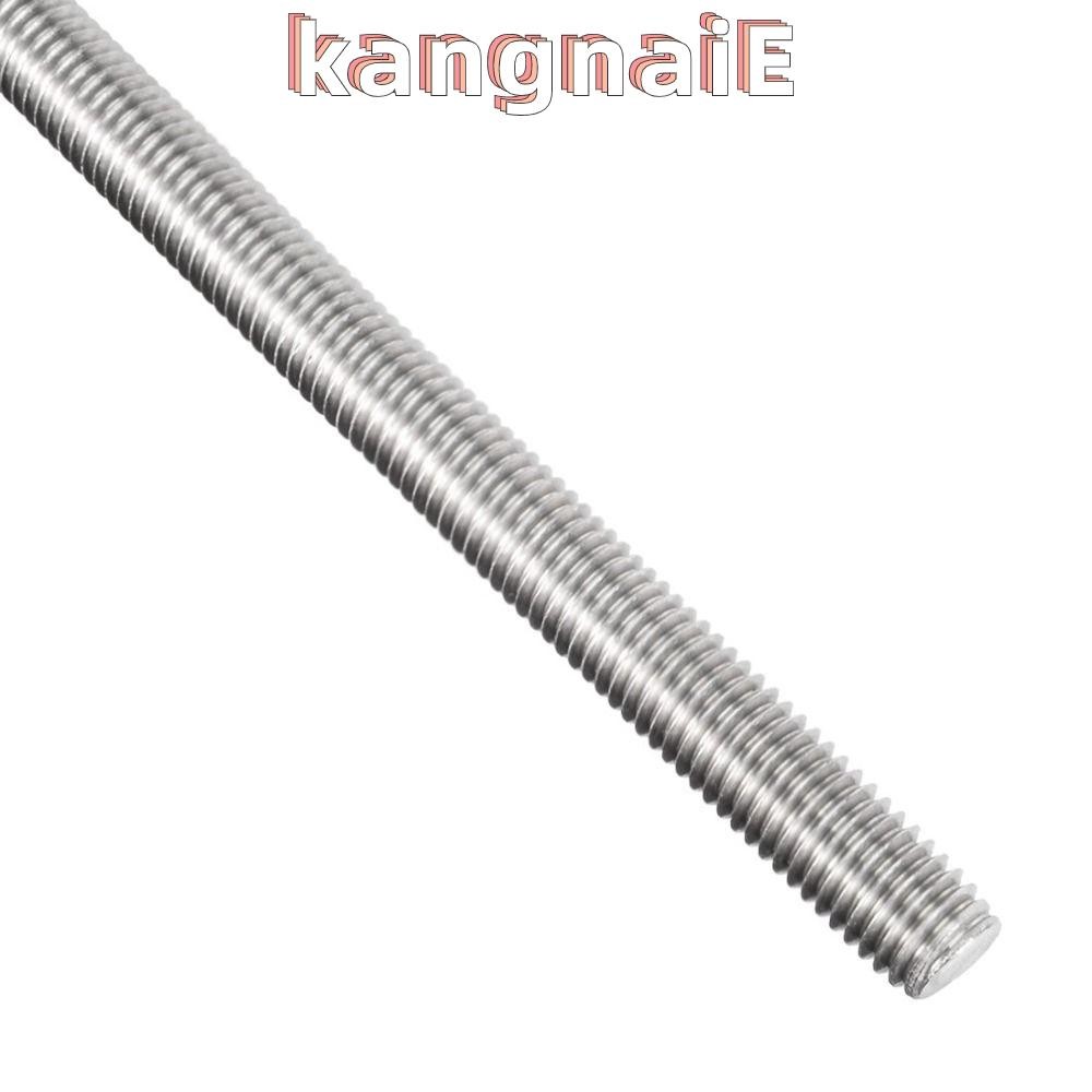 KANGNAI 1Pc Threads Rod Bar Studs, Stainless Steel Silver Tone Fully ...