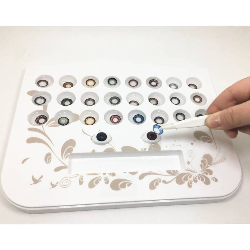 Physical Store Contact Lens Display Box Cosmetic Contact Lens Box ...