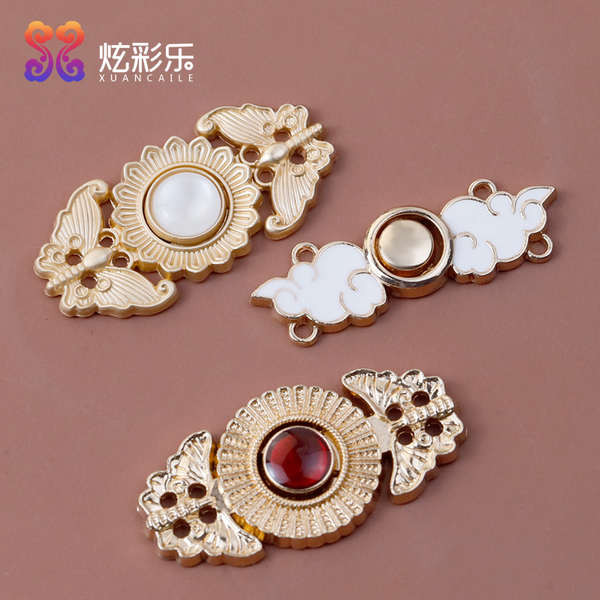 butang baju butang tudung butang baju melayu Metal Cheongsam Plate ...