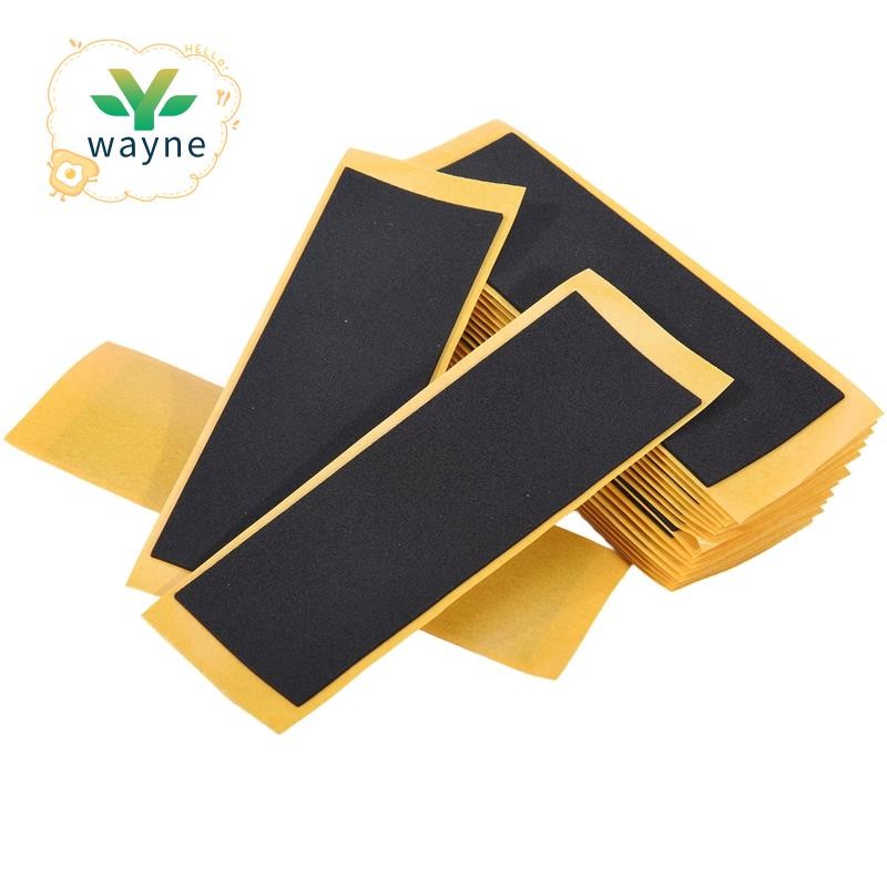20Pcs/Lot Black Fingerboard Deck Uncut Tape Stickers Black Foam Grip ...