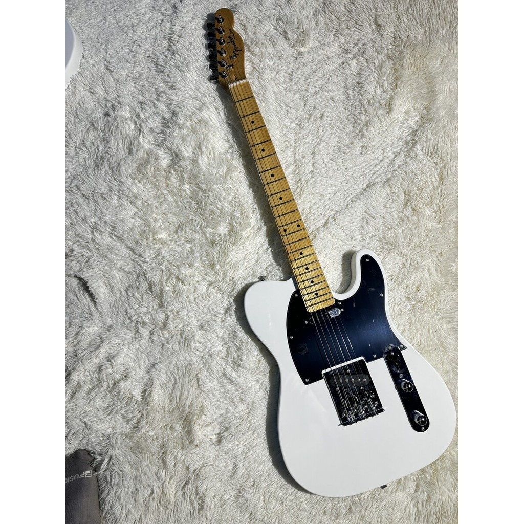 Fender Telecaster Maple Fretboard White Electric Guitar Professional ...