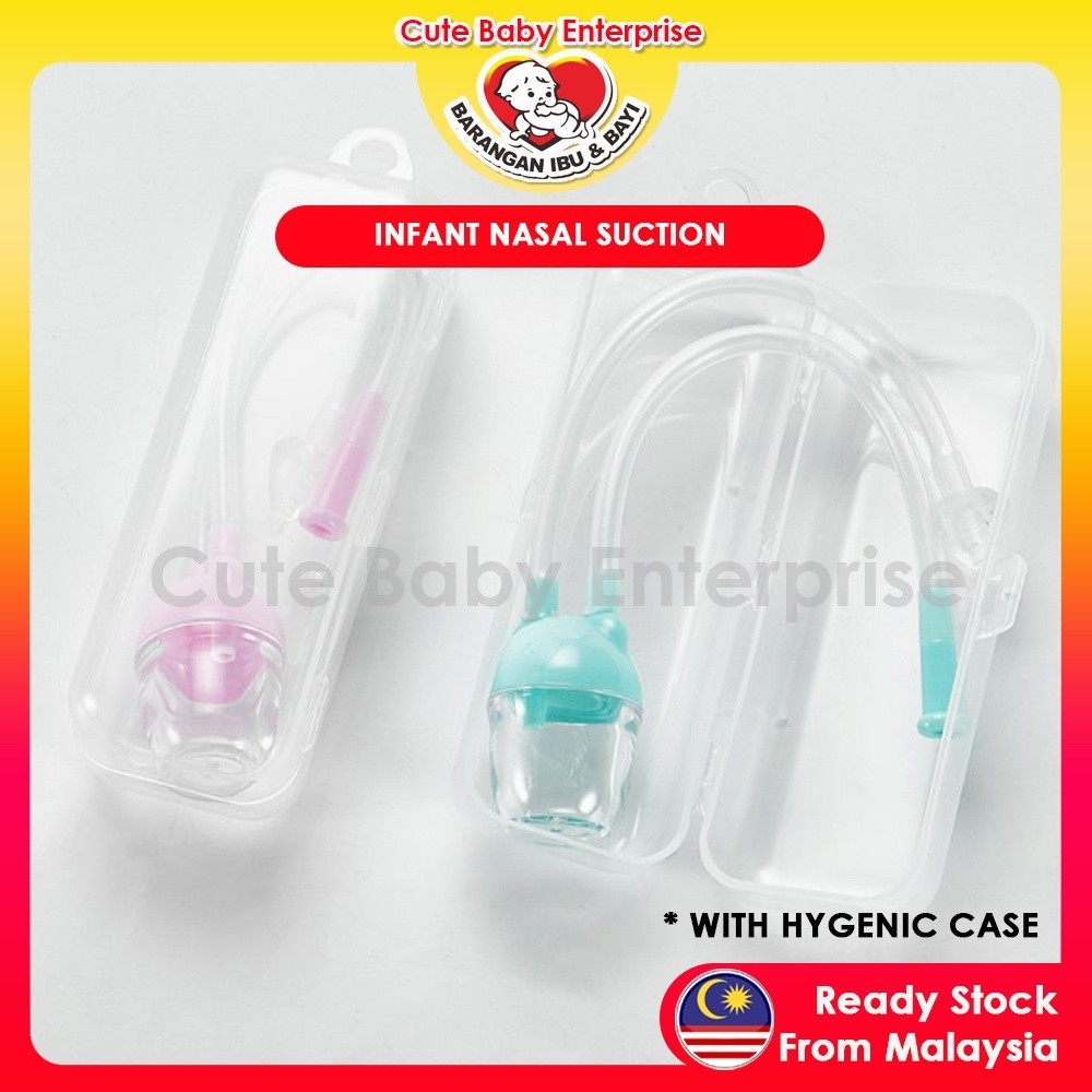 Baby Infant Nose Cleaner Mucus Suction Penyedut Hingus Nasal Aspirator ...