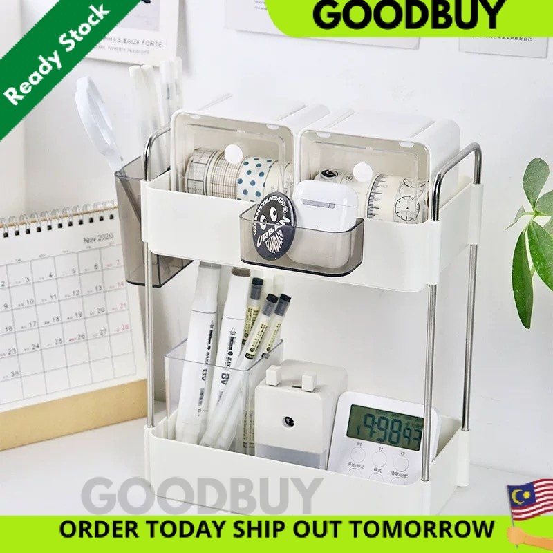 Creative Storage Rack Multifunctional Desk Organizer Shelf Stationery ...