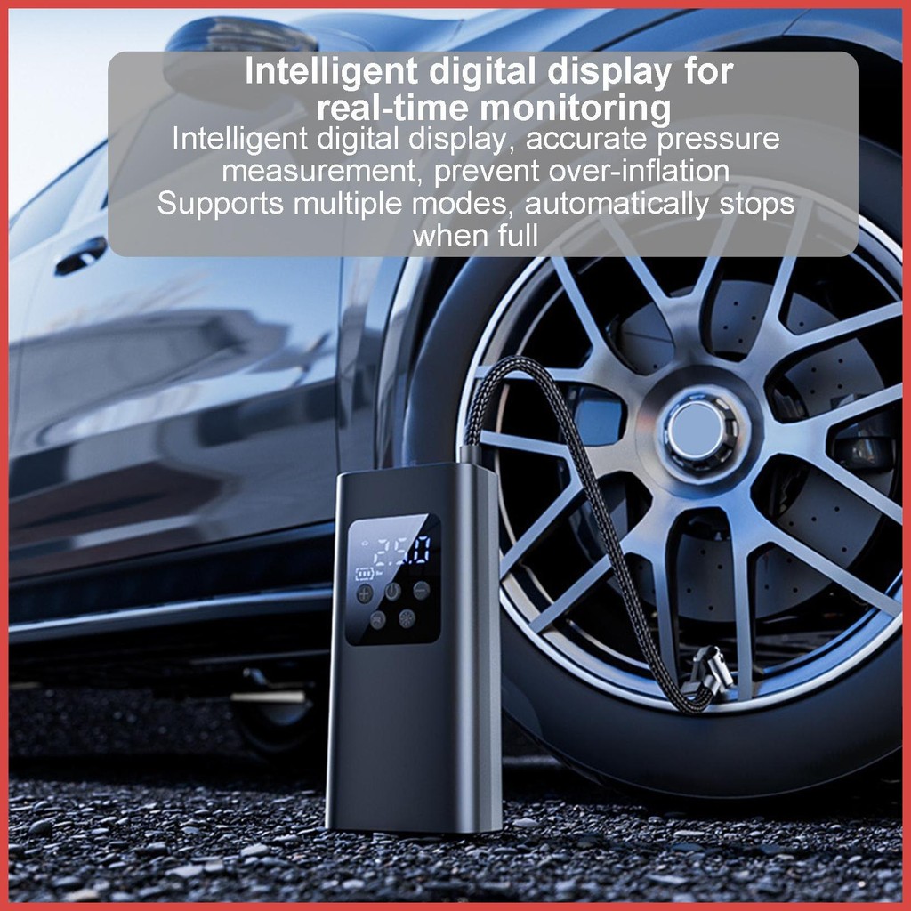 Portable Tire Inflator for Car Quick Tire Inflation Pump Electric ...