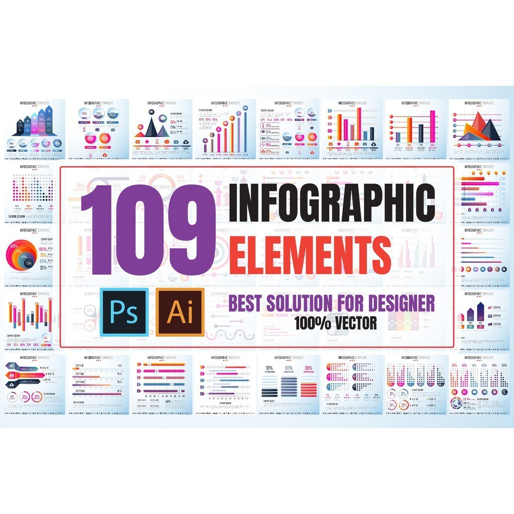 [ AI/PSD ] 109 Illustrator/Photoshop Infographic Design Template ...
