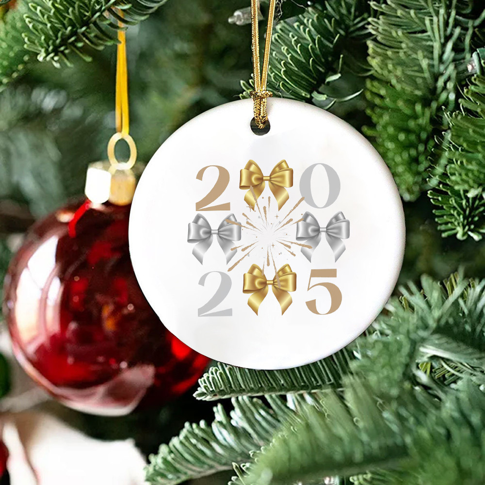 New Year Crew Ceramic Pendant Wall Ornament New Year Decoration Goodbye ...