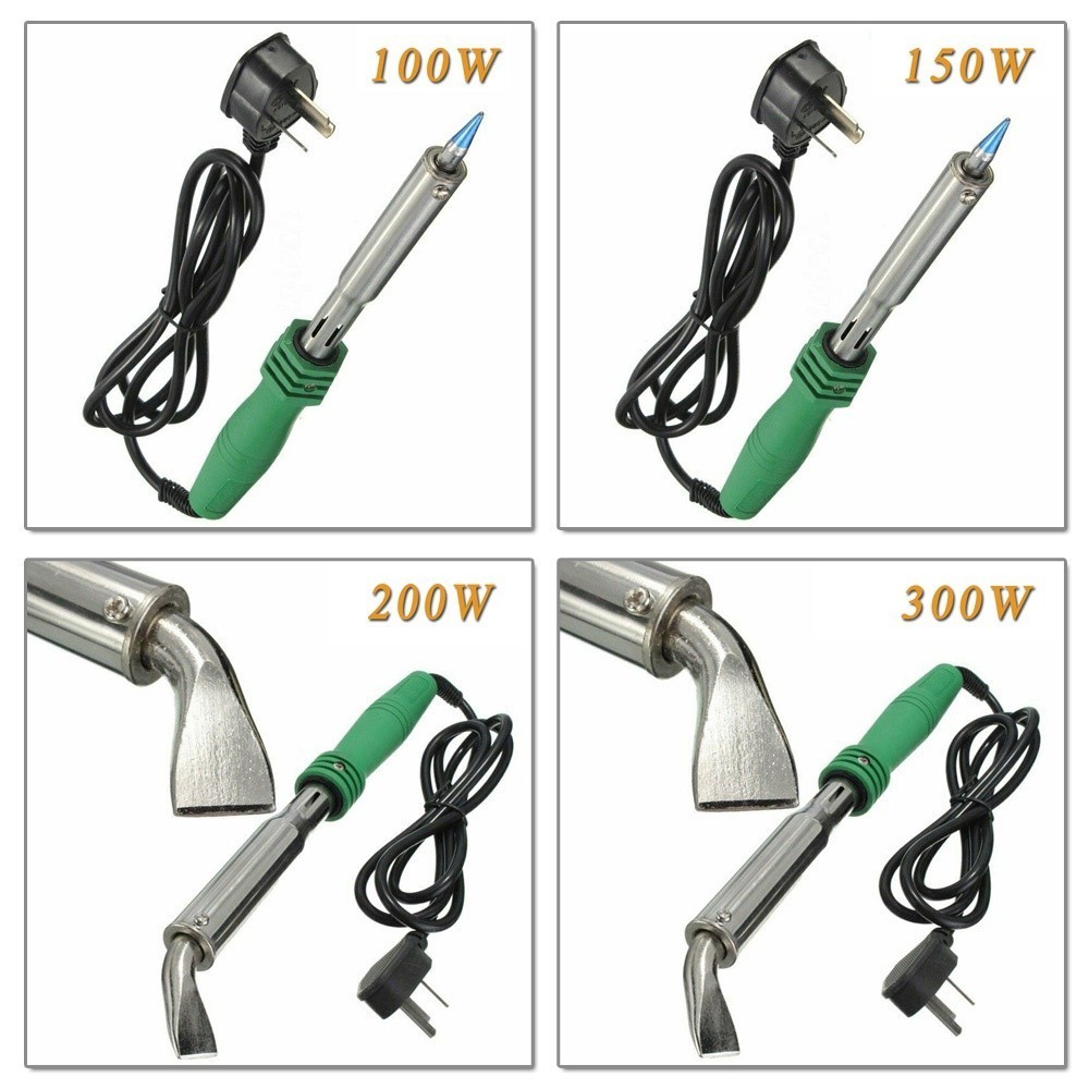100W/150W/200W/300W Soldering Iron 220V Electric Solder With Bent ...
