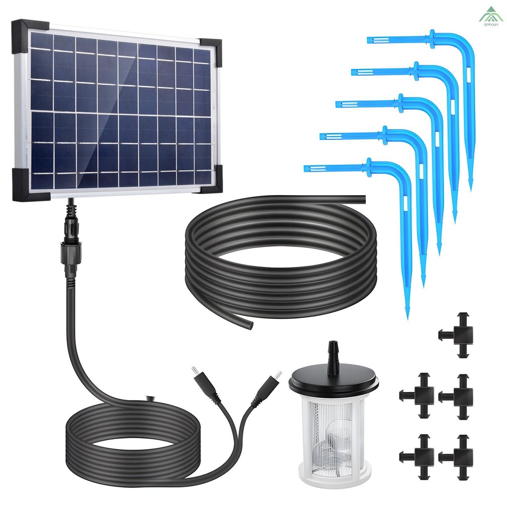 Solar Auto Drip Irrigation System Solar Powered Drip Irrigation Kit ...