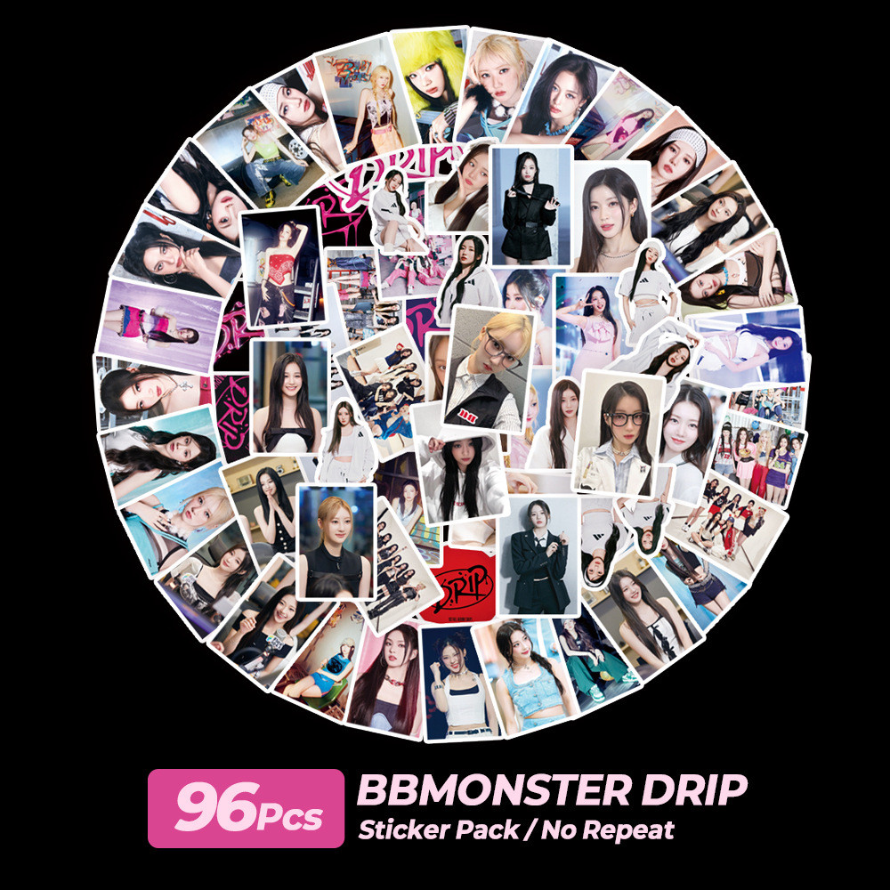96 Sheets BABYMONSTER Graffiti Stickers DRIP Album Stickers BM Little ...