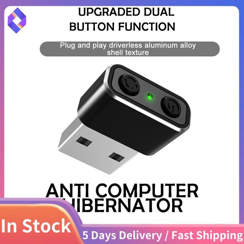 Plastic USB Mouse Jiggler Undetectable Mouse Mover Anti Computer ...