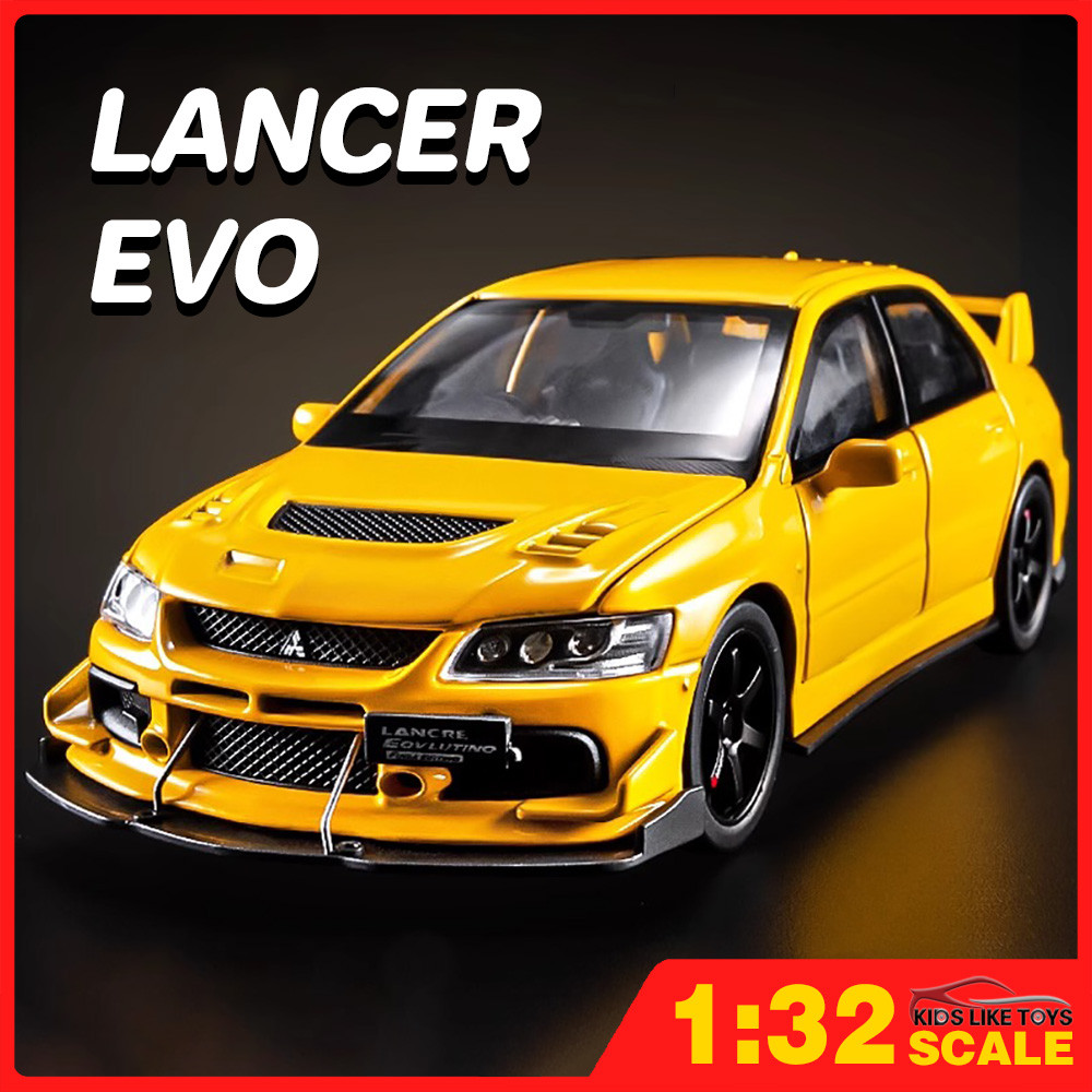KLT 1:32 Mitsubishi Lancer Evolution Ⅸ Diecast Model Car Alloy Cars ...