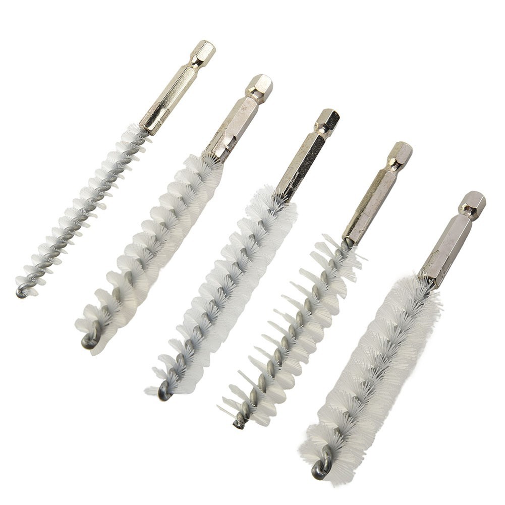 ⭐ BIG DISCOUNTS⭐ 8-19mm Wire Brush Tube Machinery Cleaning Nylon Brush ...