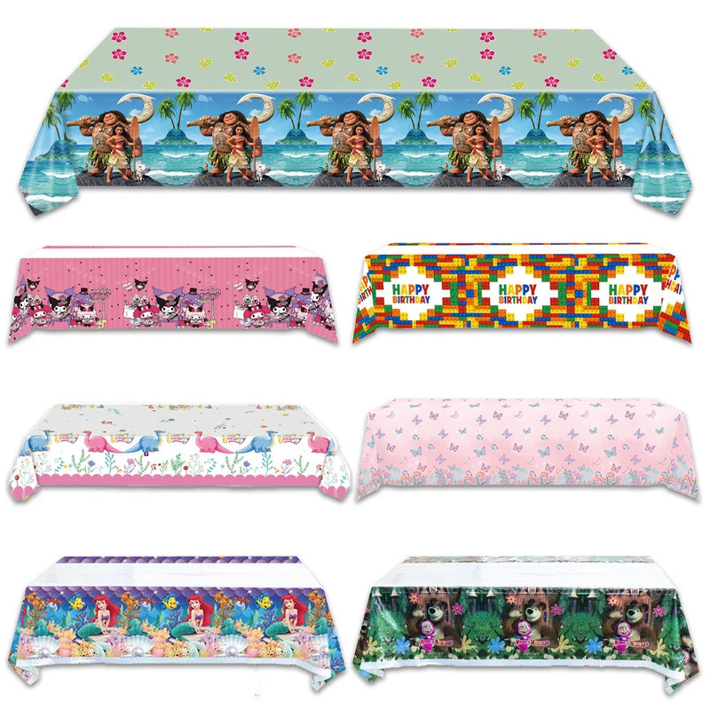 Stitch Moana Masha Mickey Minnie Mouse Mermaid 1pcs/lot Birthday Party ...