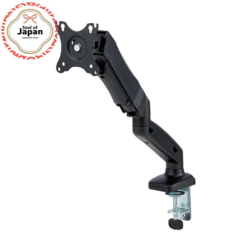 ELECOM Monitor Arm Display Arm VESA 17 inch to 32 inch compatible Load capacity 2kg to 9kg ...