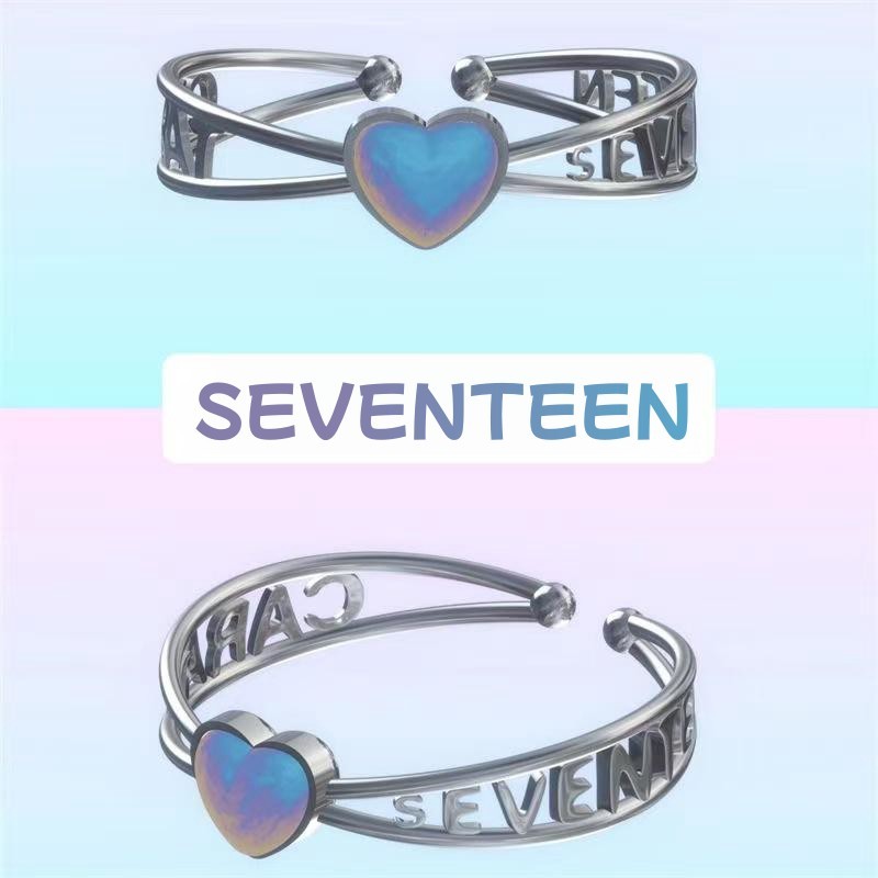 Kpop Idol SEVENTEEN Eternal Lovee Ring Carat Fan Support Rings | Shopee ...