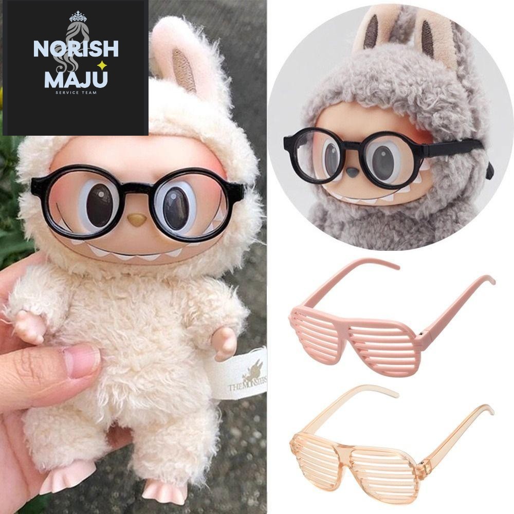 MiniUtensilAndTools Plush Labubu Doll Glasses, Plastic Multicolor ...