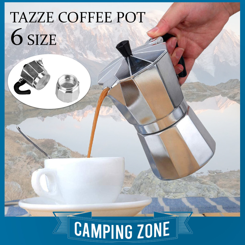 MYTAZZE COFFEE POT Moka Pot Coffee Makers Italian Drip Top Mocha ...