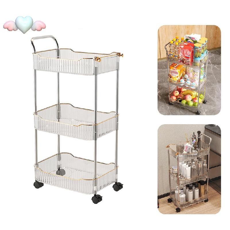 Trolley Rack, Movable, Multi-purpose Rack, Living Room, Kitchen ...