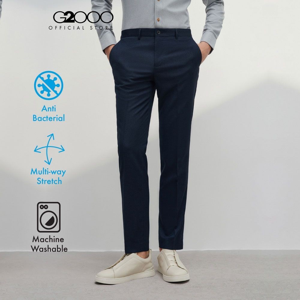 G2000 Men's Suit Pants Smart Fit Model 4615325268 NAVY | Shopee Malaysia