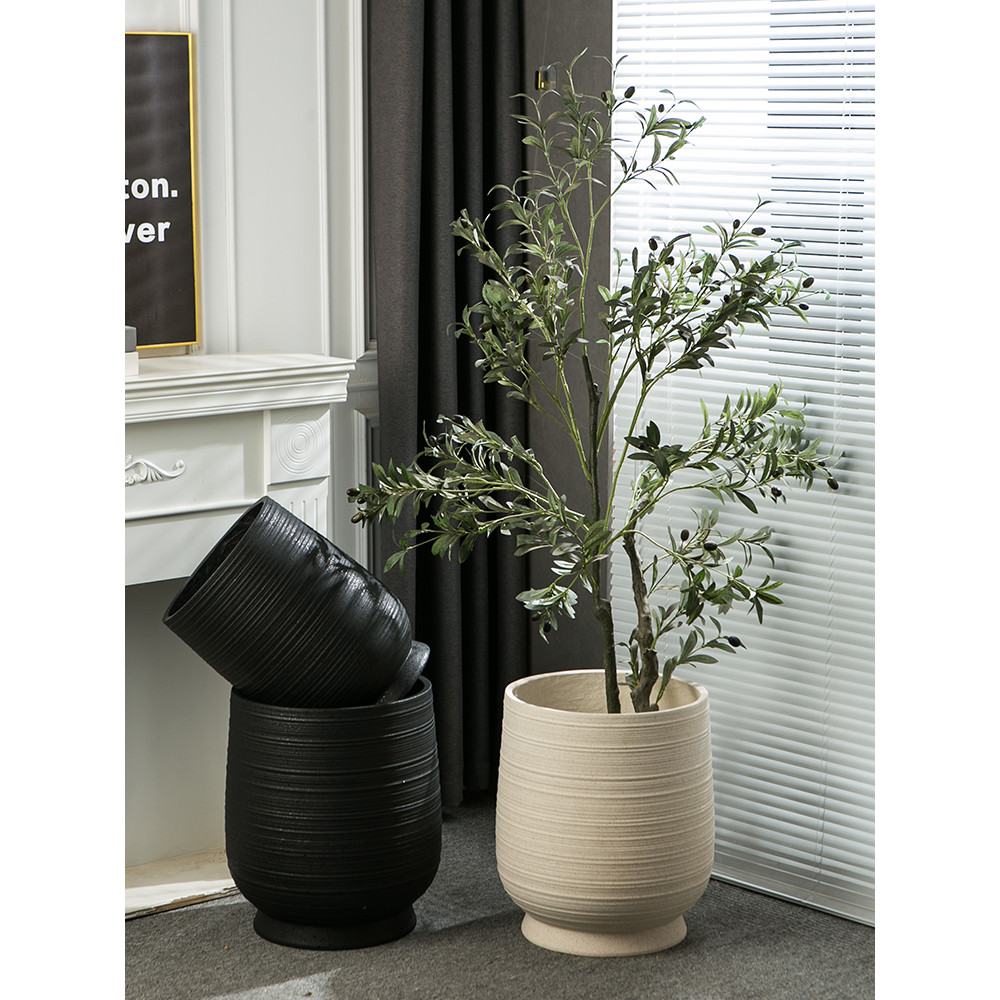 Lumpur Magnesium Lantai Pasu Bunga Besar Ringan Ringan Mewah Ruang Tamu ...