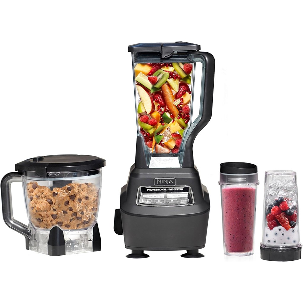 Ninja Blender, Mega Kitchen System, 1500W, 4 Functions for Smoothies ...