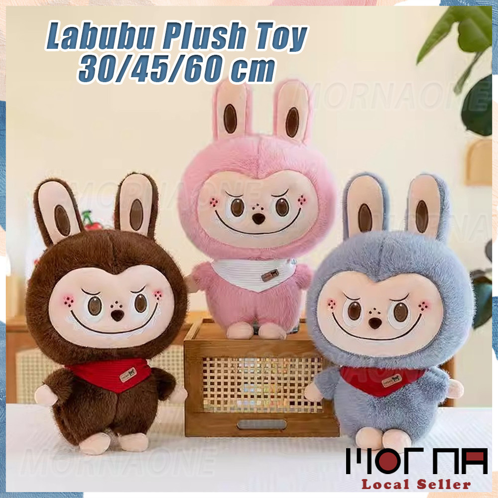 30 / 45 / 60CM Labubu Plushie Labubu Stuffed Toy Big Labubu Doll for ...