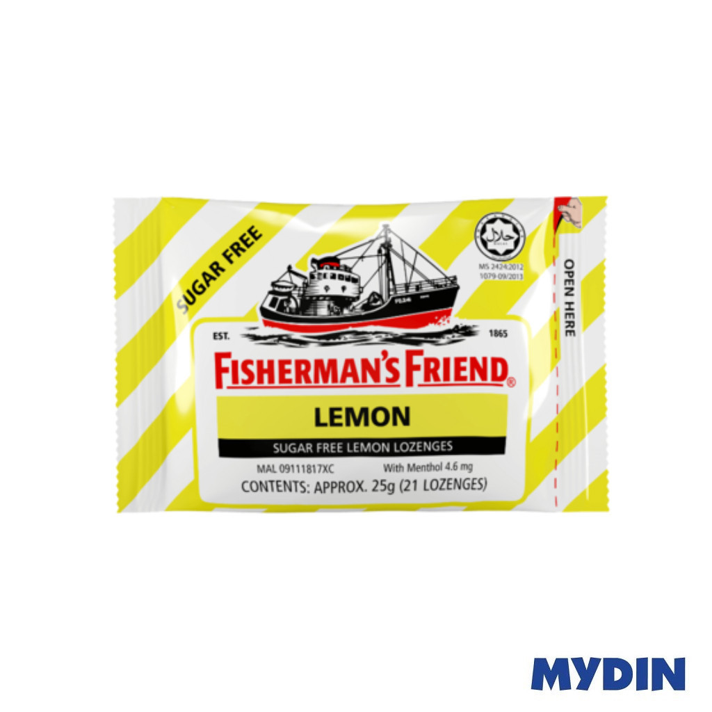 Fisherman's Friend Sugar Free Lemon (21 Lozenges) | Shopee Malaysia