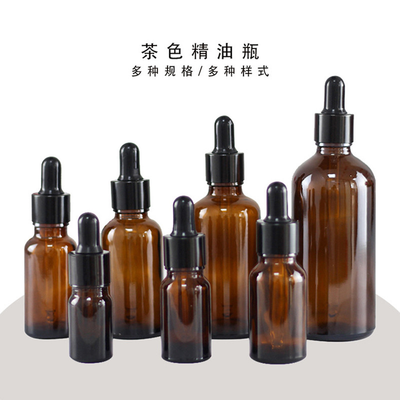 Botol Minyak Pati Kaca Coklat mewah Botol Kosong Botol Kosong Boleh Isi ...