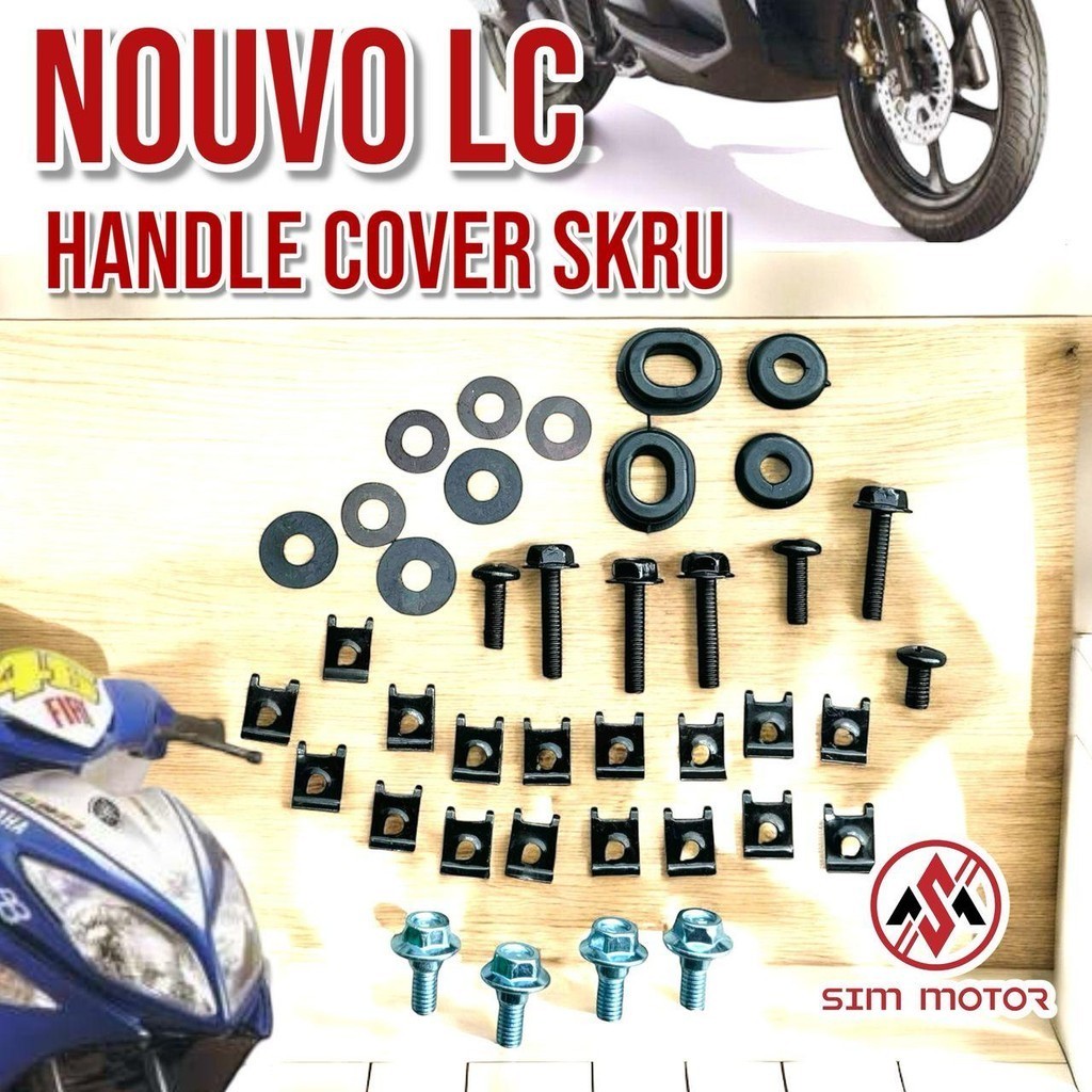 Nouvo Lc - Full Set 3 pack -skru coverset +skru handle leg +shield skru ...