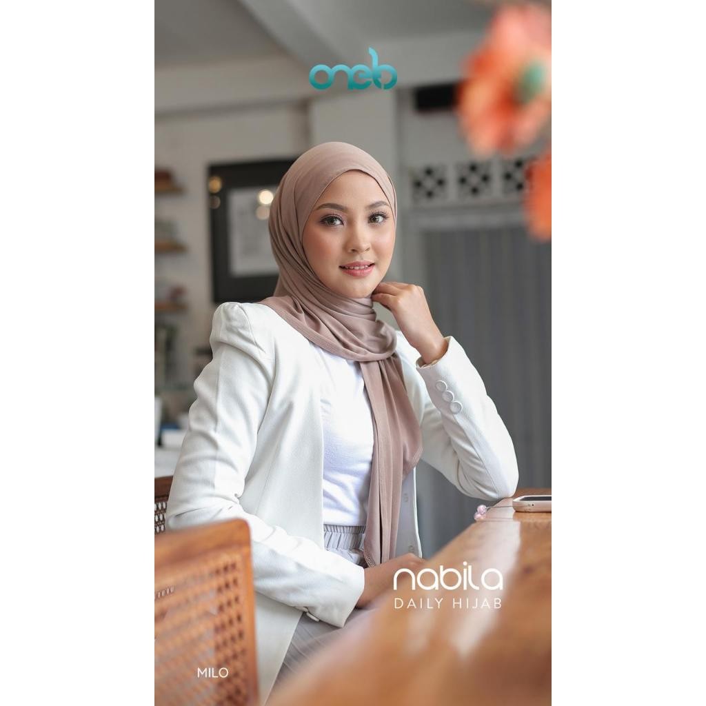 Nabila Instant Triangle Hijab By Oneto By QOID | Shopee Malaysia