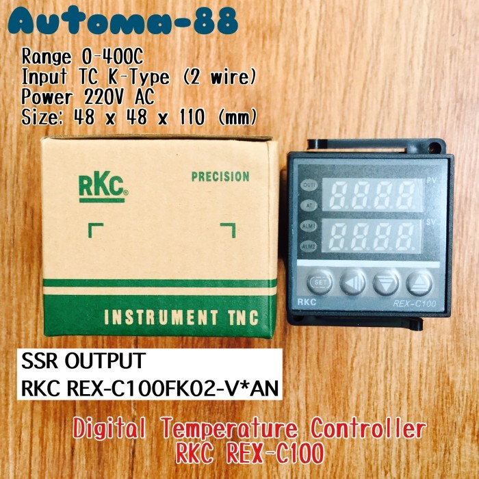 Md99 AC 220V RKC Digital PID Temperature Controller 0-400C Rex-C100 ...