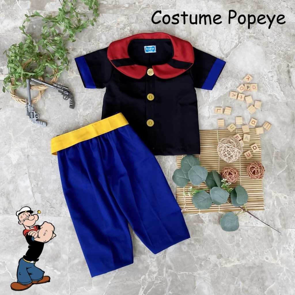 Popeye the Sailor Costume Popeye the Sailor, Popeye and Son Costume ...